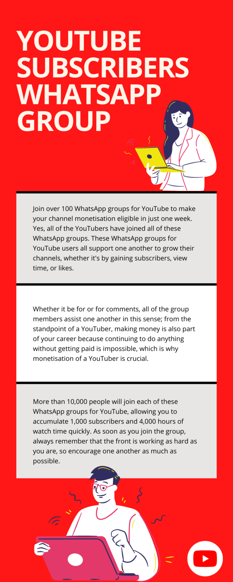 YouTube Subscribers WhatsApp Group